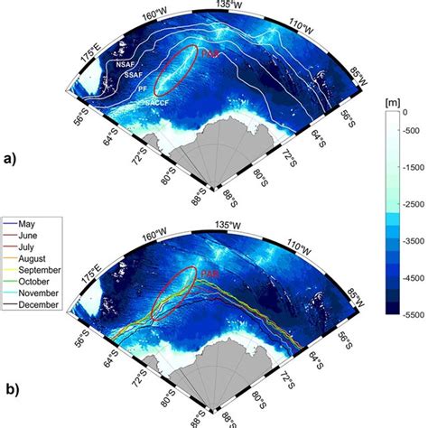 A Mean Positions Of The Main Antarctic Circumpolar Current Fronts