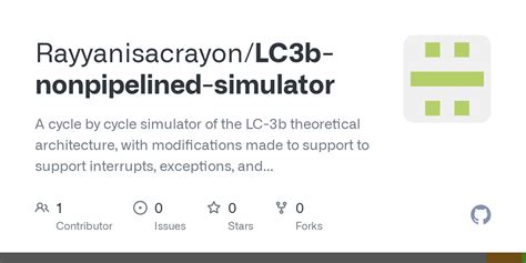 Github Rayyanisacrayon Lc3b Nonpipelined Simulator A Cycle By Cycle