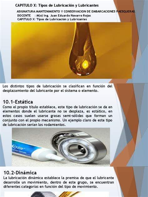 Cap X Tipos De Lubricacion Y Lubricantes Pdf Lubricante Viscosidad
