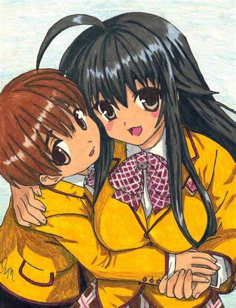 Kouta And Chizuru Kanokon By David Manion Artist On Deviantart