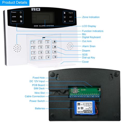 Wireless Gsm Sms Home Burglar Security Alarm Syste Grandado