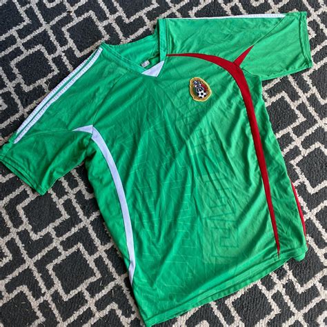Older Mexico Aop Style Soccer Jersey Nice Vibrant Depop
