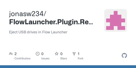 Github Jonasw Flowlauncher Plugin Removeusb Eject Usb Drives In Flow Launcher