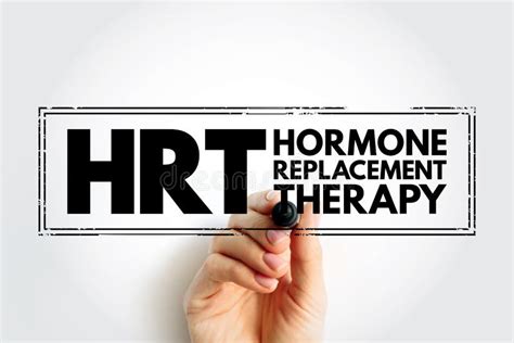 Hrt Hormone Replacement Therapy Form Of Hormone Therapy Used To Treat