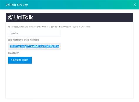 connecting and configuring integration with hubspot unitalk