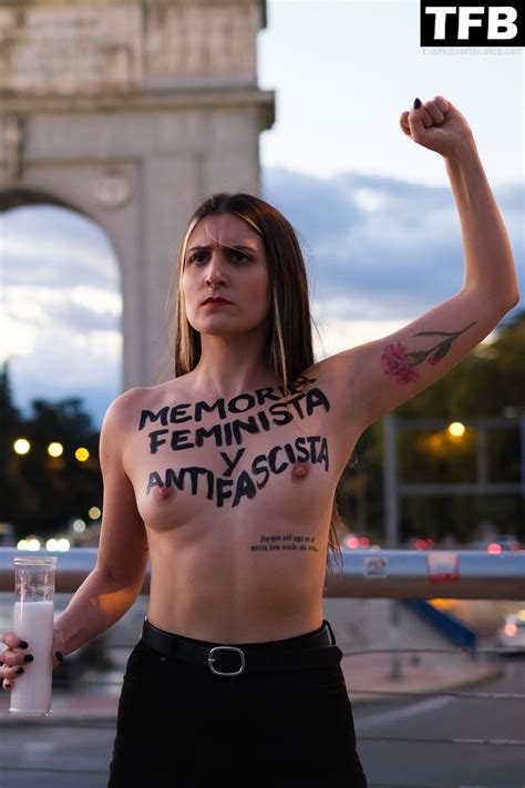 Femen Activists Protest In Madrid 10 Photos Thefappening