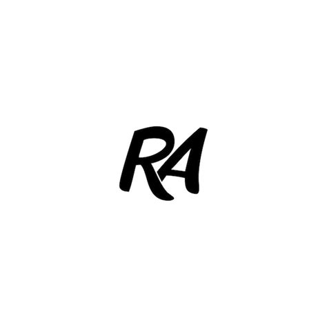 Premium Vector Ra Letter Logo Design On Ra Creative Initials Letter Logo Concept Ra Icon