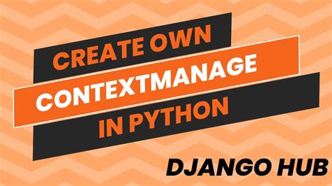 Python Custom Context Manager Advanced Python Python Tutorial Python Context Manager
