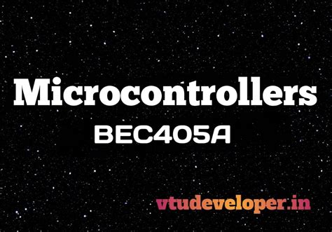 Vtudeveloper Microcontrollers Bec405a