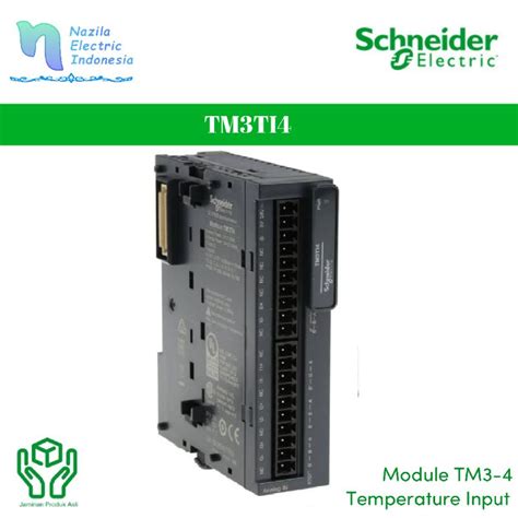 Jual Schneider TM3TI4 Modicon TM3 4 Analog Input Temperature Original Shopee Indonesia