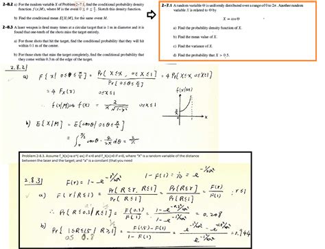 solved for the random variable x of problem 2 7 1 find the