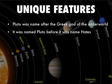 Pluto Characteristics