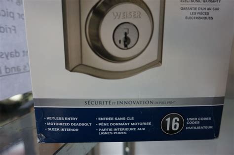 Weiser Smartcode 10 Touchpad Electronic Deadbolt