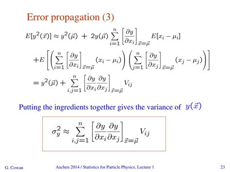 Ppt Statistical Methods For Particle Physics Lecture 1 Probability