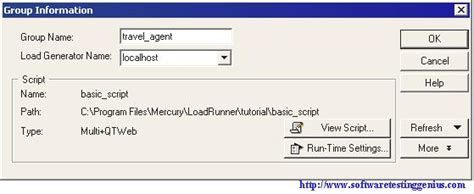 Tutorial 2 How To Design A Scenario For Load Testing Using Hp