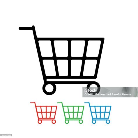 Chariot Chariot Icône Vector Template Flat Design Vecteurs Libres De