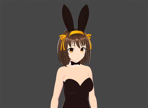 Model Haruhi S Bunny Mod Free 3d Model In Woman 3dexport