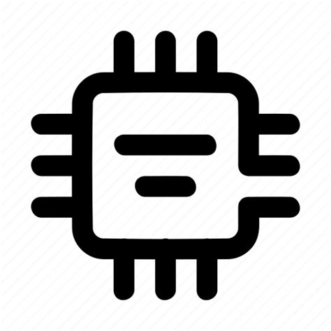 Cpu Electronic Processor Icon