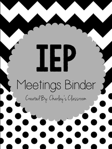 Iep Binder Cover Page At Tiffany Strickland Blog