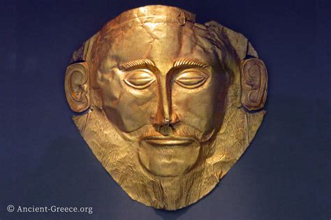 Agamemnon Mask Ancient Greece Φώς And Λέξη