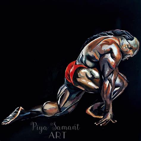 Kai Greene 48 X 48 Inch Oil On Board It Was A Great Experience