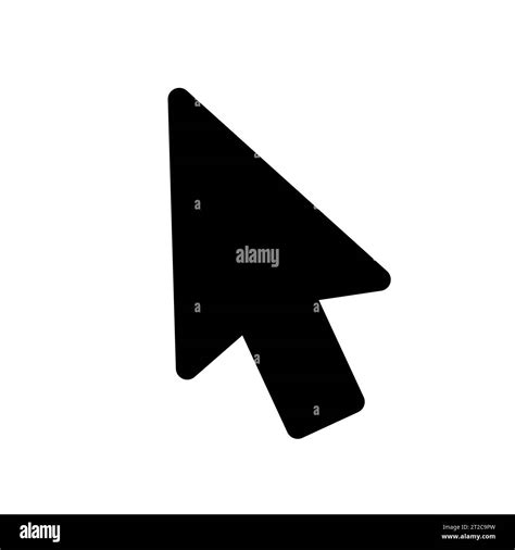 Mouse Arrow Click Computer Mouse Pointer Icon Black Cursor Isolated