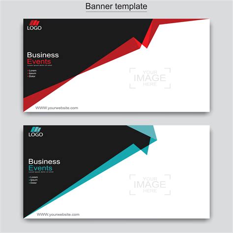 Vector Abstract Design Web Banner Template Web Design Elements