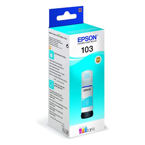 Epson 103 Ecotank Cyan Ink Bottle 65ml | Best Prices & On-time Delivery