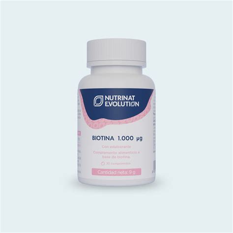 Biotina 1000 µg Nutrinat Evolution Catálogo Online