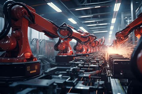 Industrial Robots Operate Autonomously In An Intelligent Automated
