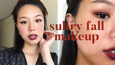 Sultry Fall Monolid Makeup Tutorial Ft Ohii Beauty Youtube