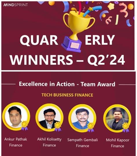 ankur pathak on linkedin congrats team back to back quarterly awards