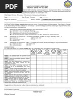 Deped Client Satisfaction Survey Form Pdf Business
