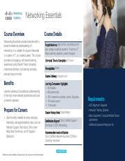 Networking Essentials V3 0 Overview Pdf Networking Essentials Course Overview Networking