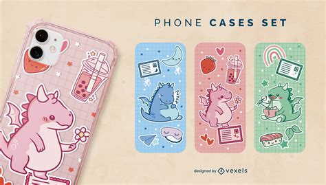 Diseños Vectoriales De Celular Kawaii Para Camisetas Y Más Merch
