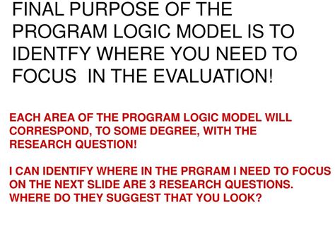 PPT How To Use A Program Logic Model PowerPoint Presentation Free Download ID