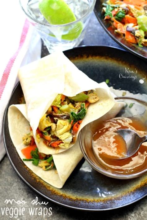 Moo Shu Veggie Wraps