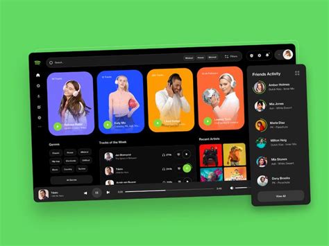 Spotify Redesign Spotify Design Spotify App Web Design