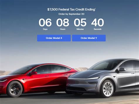 Tesla Counts Days To Tax Credit End As California Declines To