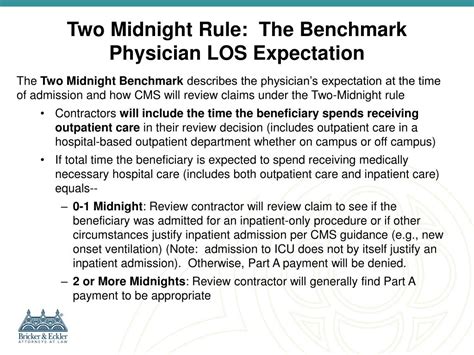 Ppt Medicare Inpatient Admission Standards Two Midnight And Physician Certification Rules