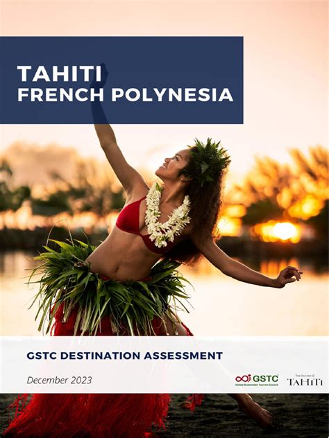 Tahiti Gstc Destination Assessment Report Final Pdf