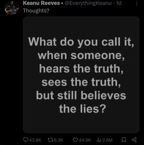 Janhavi Sethi On Linkedin What Do You Call It When Someone Hears The Truth Sees The Truth But…