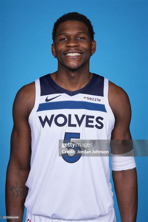 Anthony Edwards Of The Minnesota Timberwolves Poses For A Head Shot News Photo Getty Images