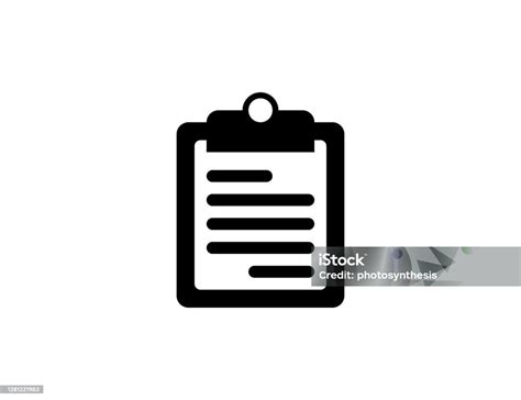 클립보드 아이콘입니다 점검 표 격리 된 클립 보드 메모장 기호 벡터 0명에 대한 스톡 벡터 아트 및 기타 이미지 0명 개념 검사 보기 Istock