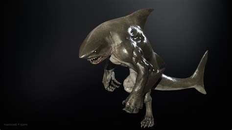 Shark Mutant 3d Model By Andryuha1981