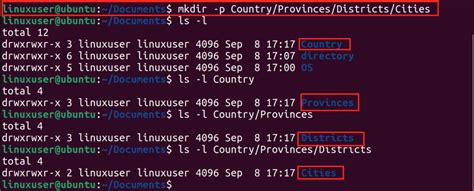 how to create a directory and subdirectory in linux ubuntu linuxways