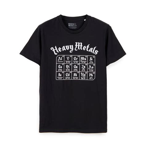 Science Museum Heavy Metals T Shirt Science Museum Shop