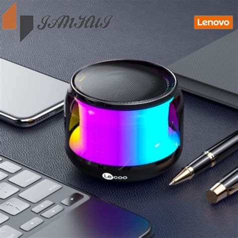 Lenovo Wireless Speaker Colorful Luminous Speakers Lecoo Ds Bluetooth Speaker Computer