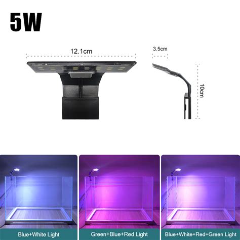 Super Slim Led Aquarium Light 7w10w Aquatic Plant Lighting Waterproof