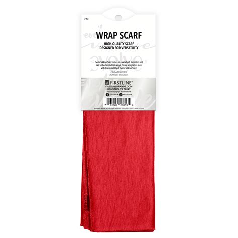 Evolve Wrap Scarf Red 313 Firstline Brands